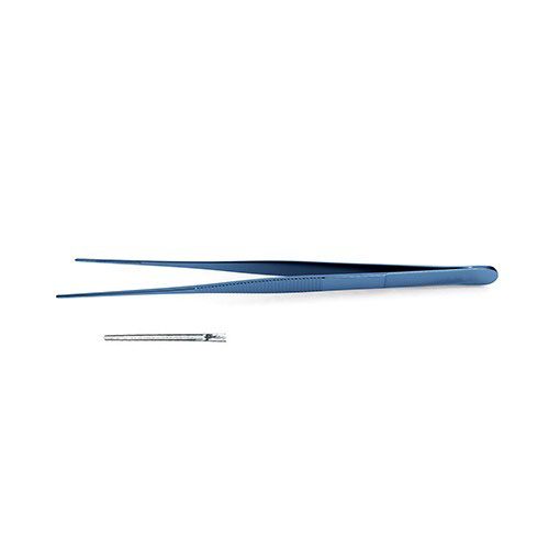 Titanium Debakey Vascular Tissue Forceps - Flat Handle - MEDIZINSCH